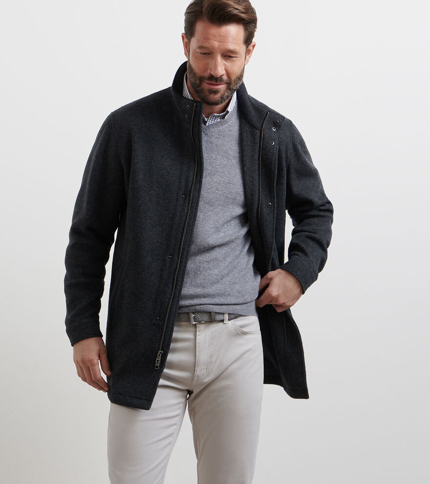 Crown Flex Merino City Coat | Men's Jackets & Coats | Peter Millar