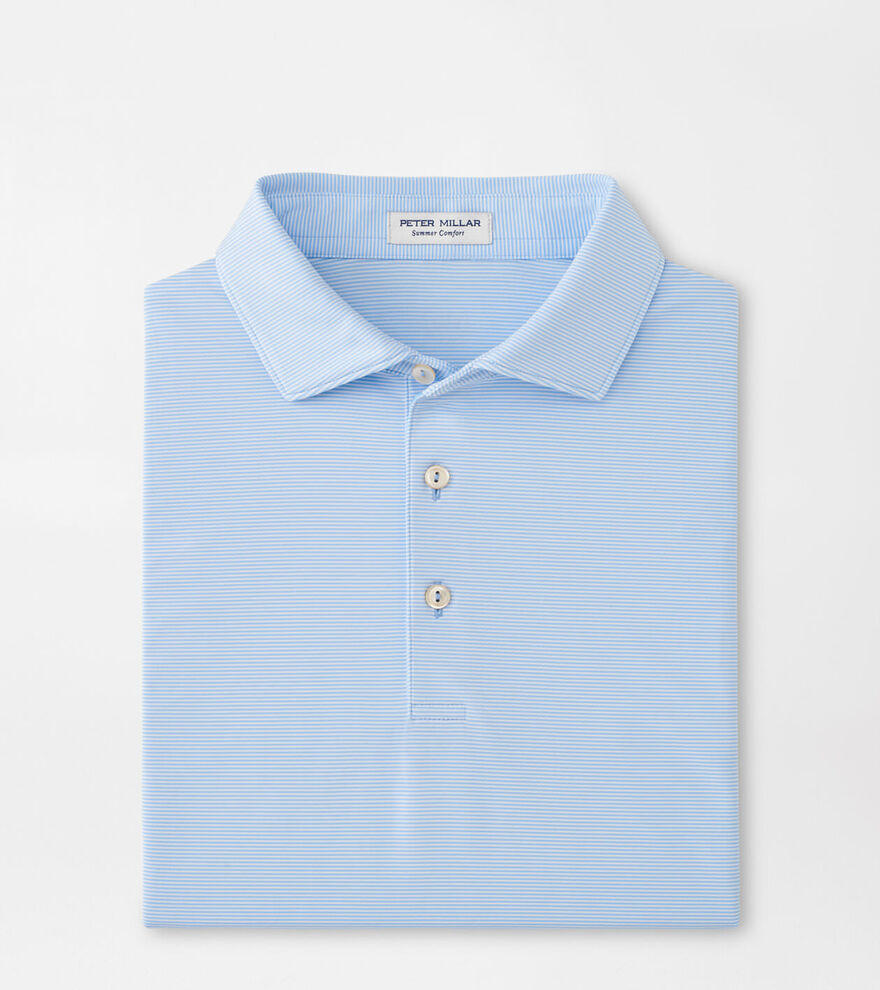 Jubilee Stripe Performance Polo | Men's Polo Shirts | Peter Millar
