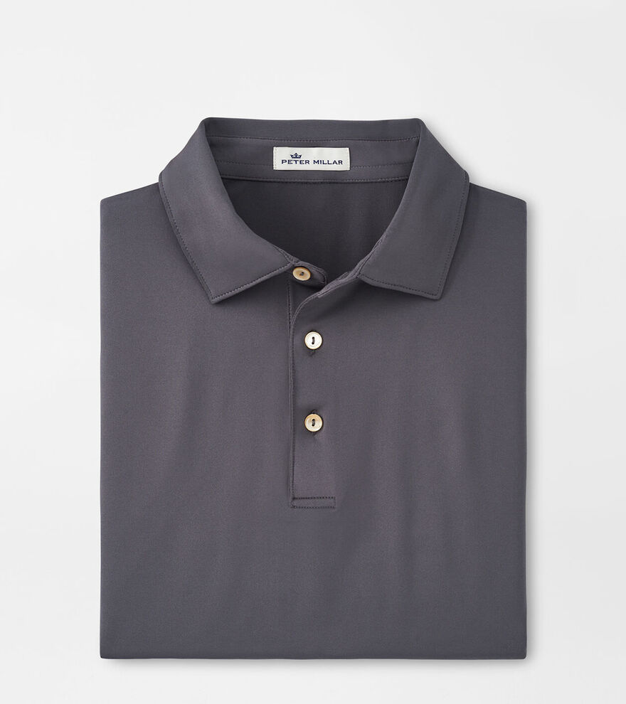 Solid Performance Jersey Polo (Sean Self-Collar) | Men's Polo Shirts ...