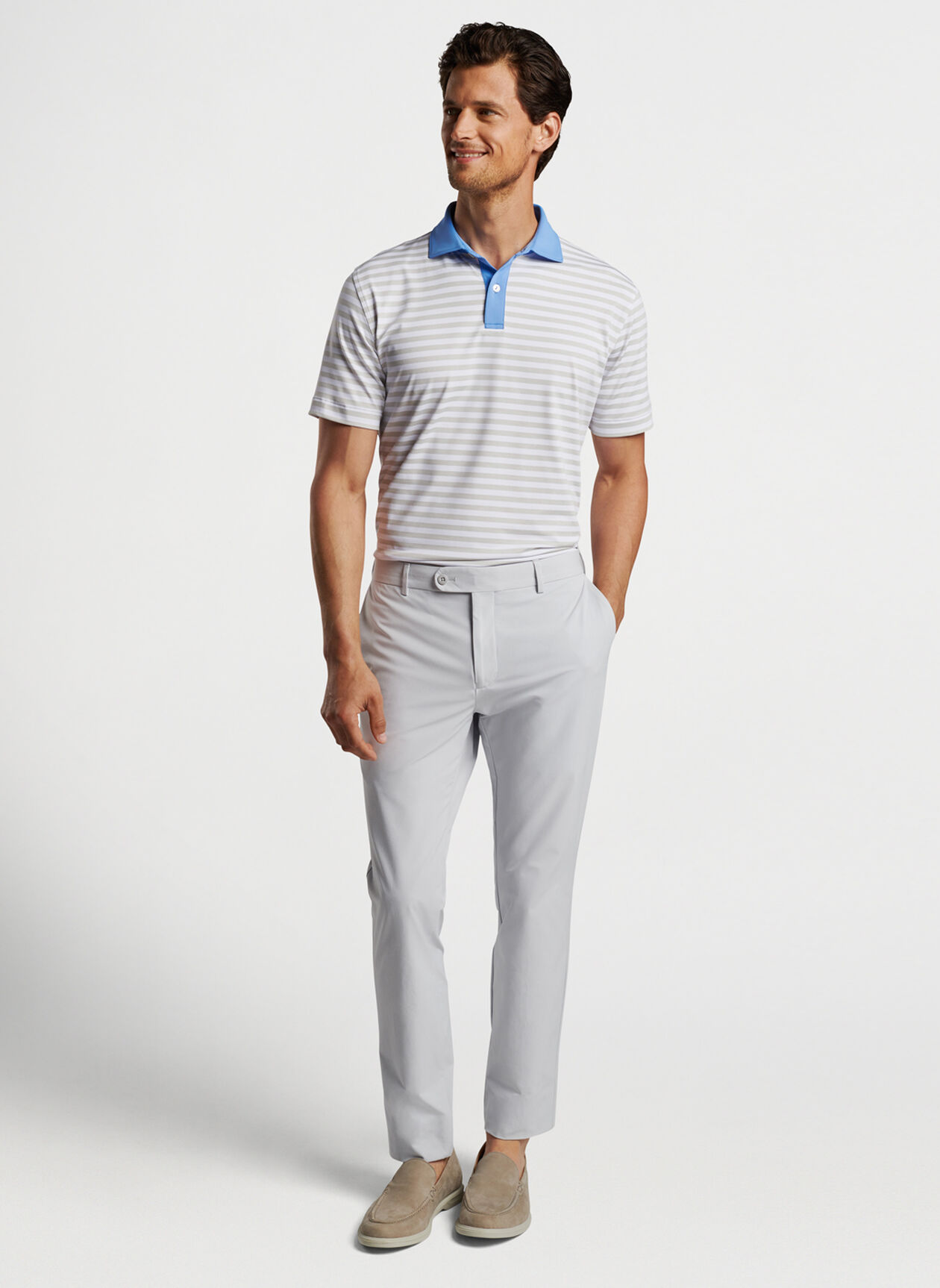 Bass Performance Jersey Polo (Edwin Spread Collar) | Men's Polos ...