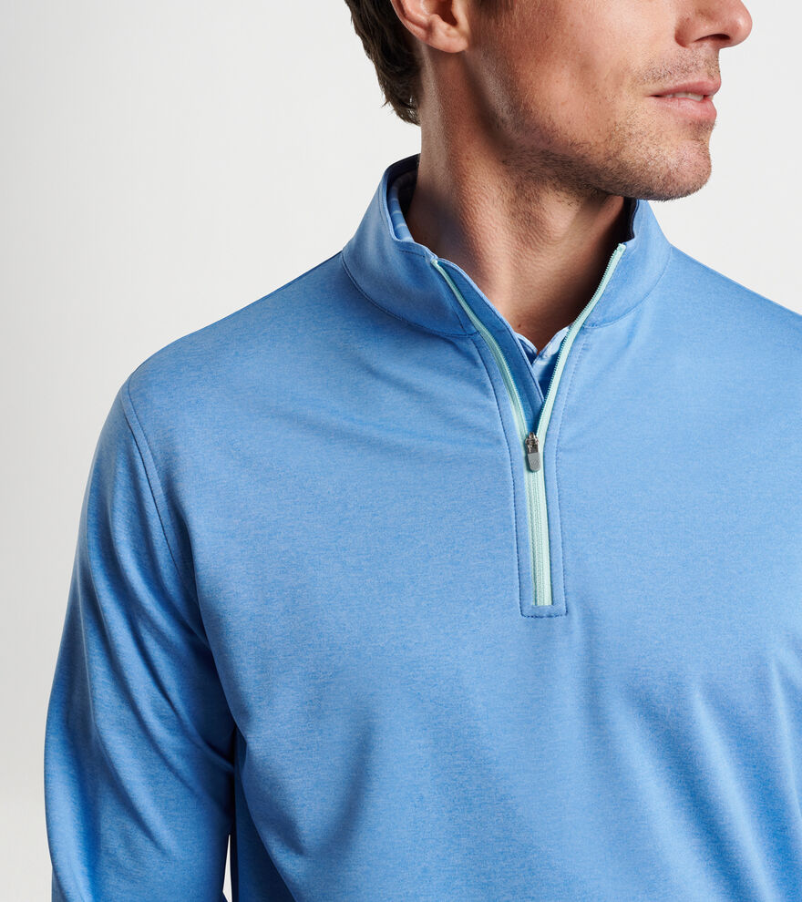 Perth Mélange Performance Quarter-Zip | Men's Pullovers & T-Shirts ...