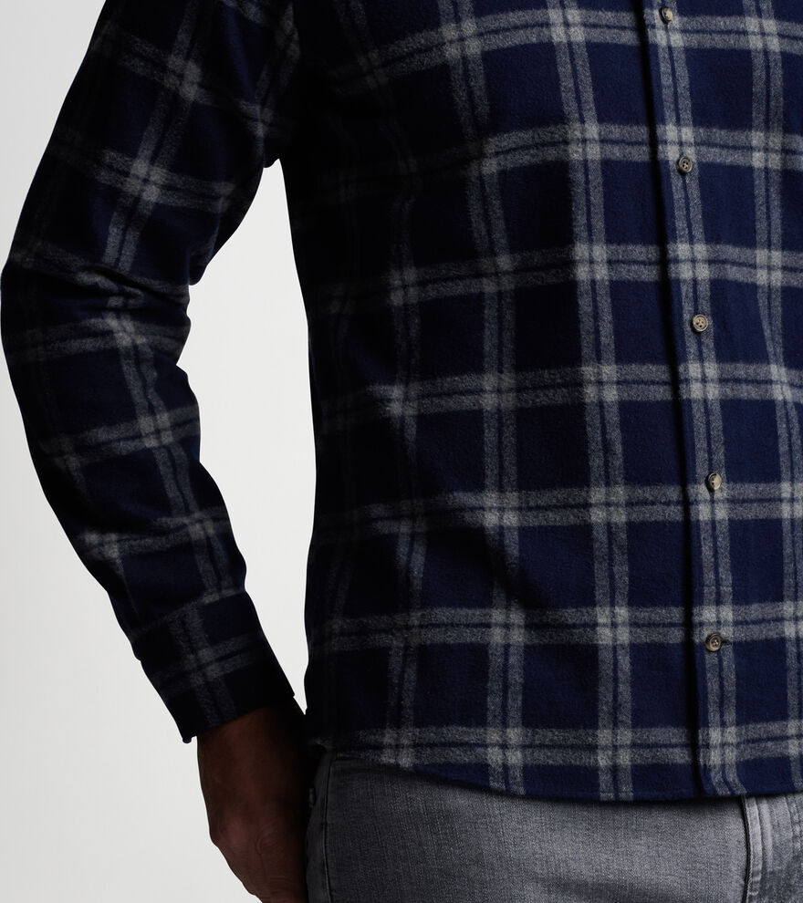 Neo Japanese Flannel Shirt | Men's Shirts | Peter Millar