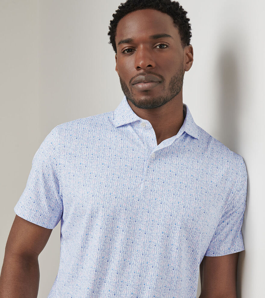 Villa Keys Performance Jersey Polo | Men's Polos | Peter Millar