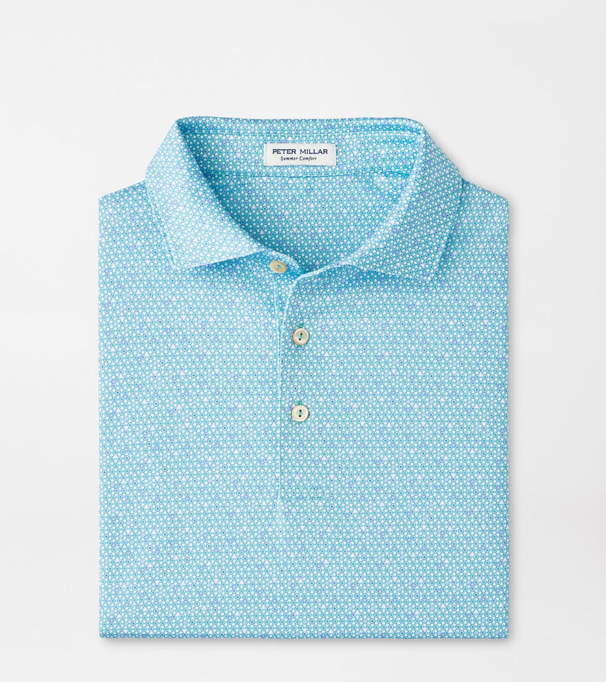 Costanzo Geo Performance Jersey Polo | Men's Polos | Peter Millar
