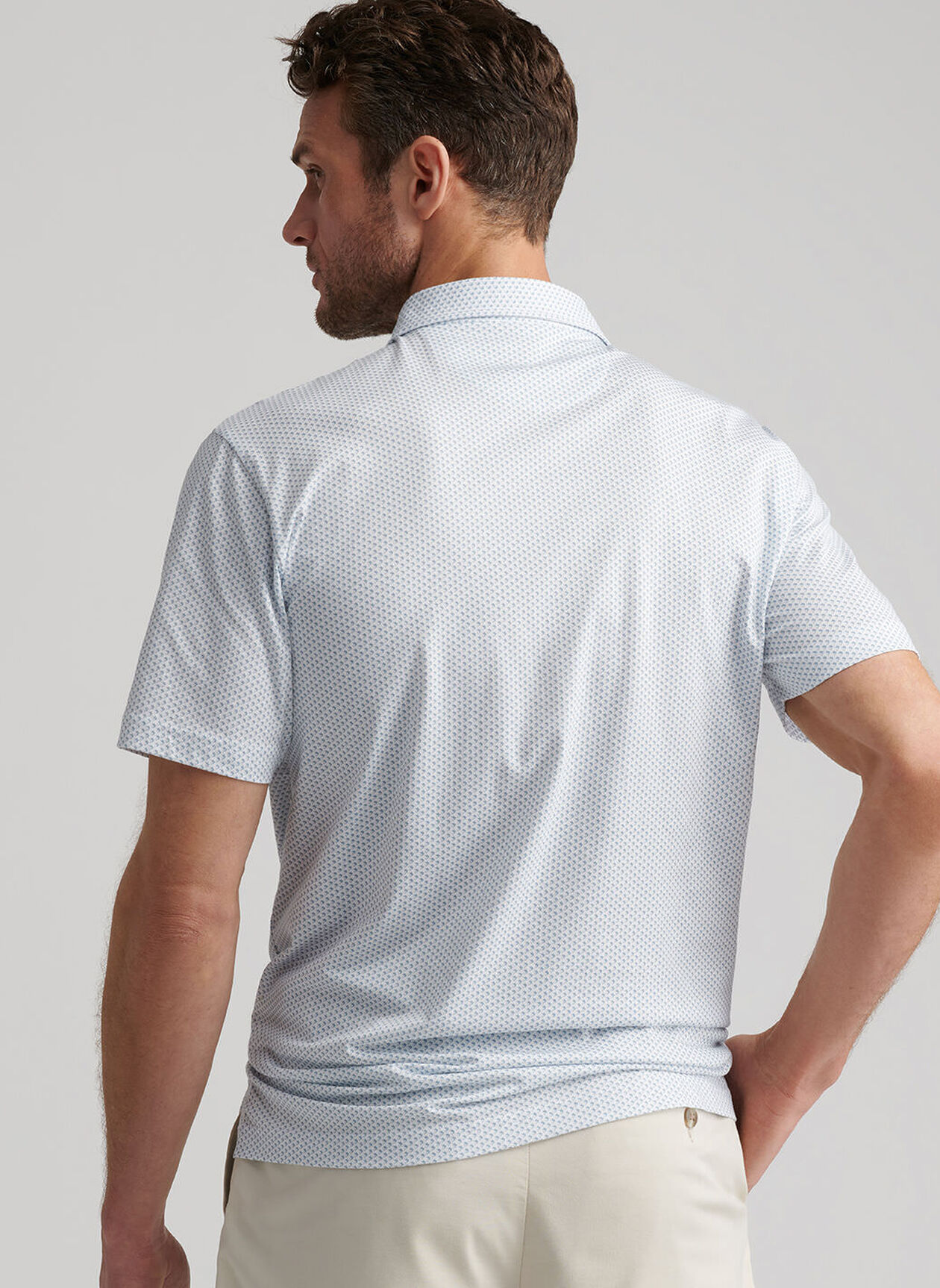 Marlin Print Crown Comfort Cotton Polo | Men's Polos | Peter Millar