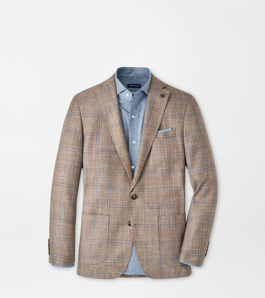 Leroy Windowpane Blazer | Men's Blazers | Peter Millar