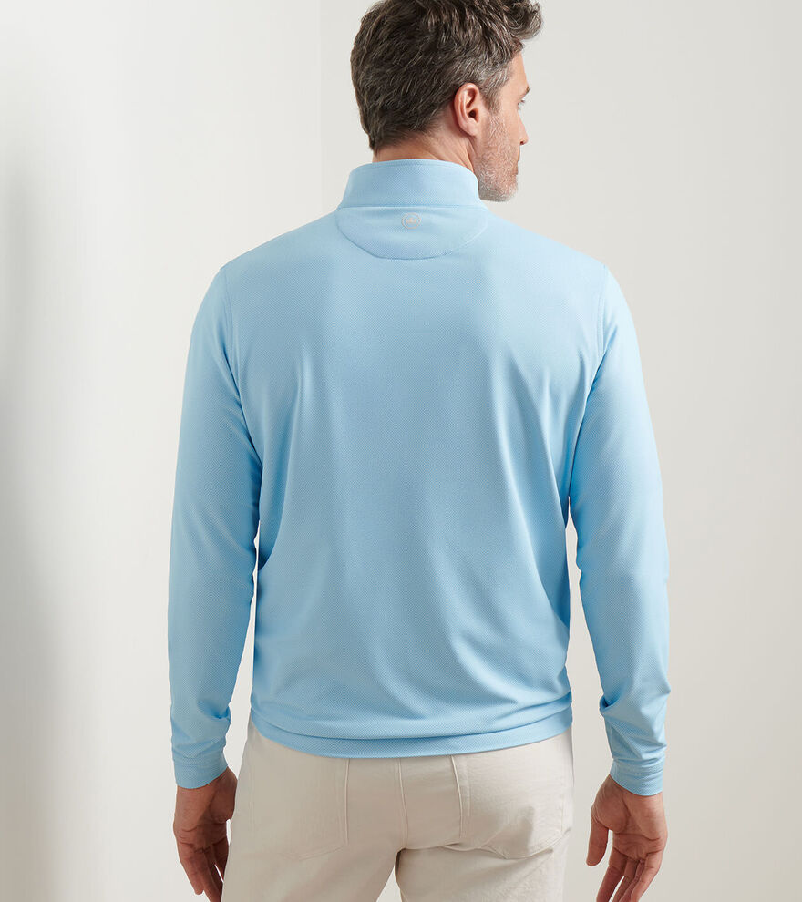 Perth Birdseye Performance Quarter-Zip | Men's Pullovers | Peter Millar