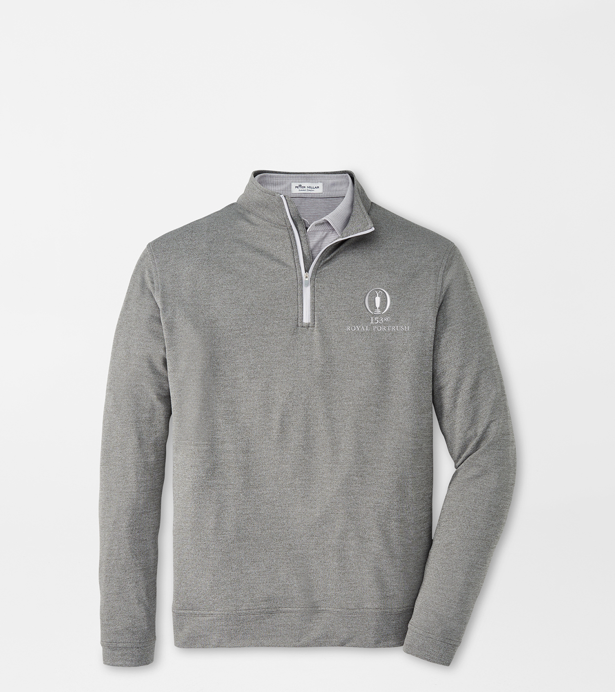 The Open Perth Mélange Performance Quarter-Zip | Men's Pullovers | Peter Millar