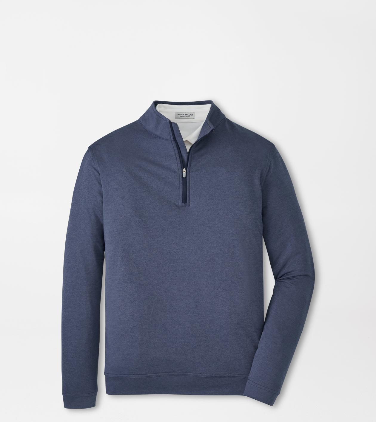 Perth Mélange Performance Quarter-Zip | Men's Pullovers | Peter Millar